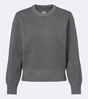 TOTEME Wool And Cotton Sweater - Grey