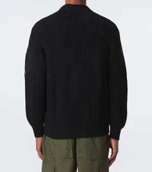 Comme Des Garçons Homme Wool Zip-up Cardigan