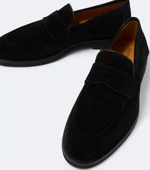 Magnanni Cervan Suede Penny Loafers