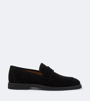 Magnanni Cervan Suede Penny Loafers