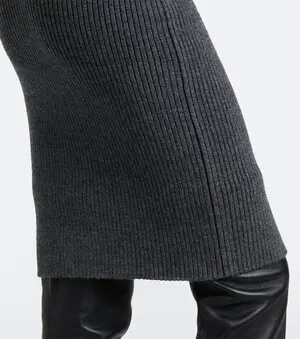 JEAN PAUL GAULTIER Wool-blend Pencil Skirt