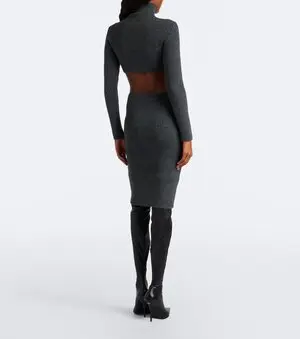 JEAN PAUL GAULTIER Wool-blend Pencil Skirt