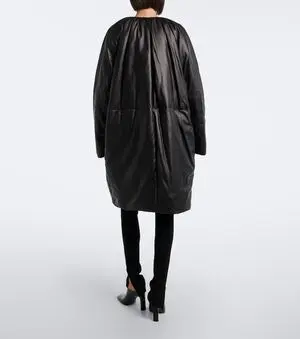 TOTEME Leather Down Coat
