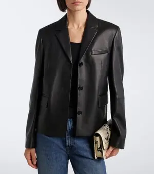 TOTEME Leather Blazer