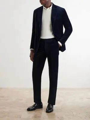 DE PETRILLO Riviera Cotton-blend Corduroy Suit Jacket