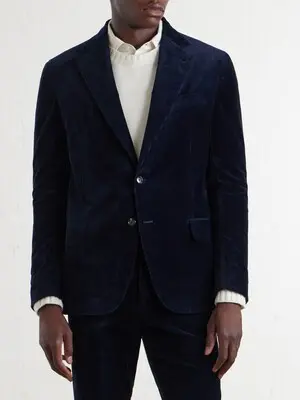 DE PETRILLO Riviera Cotton-blend Corduroy Suit Jacket