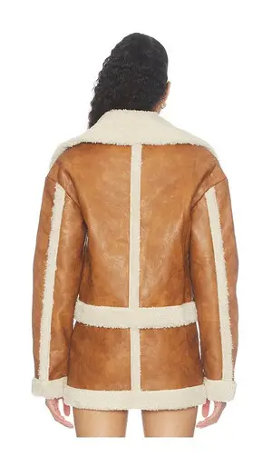 Show Me Your Mumu Laurel Canyon Jacket In Brown