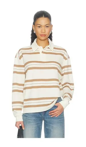 LOVERS AND FRIENDS Bernie Top In Tan
