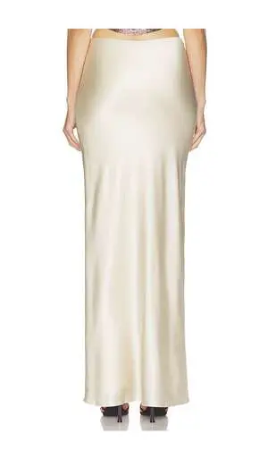 Cult Gaia Chantel Skirt In Beige - Dove