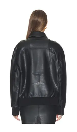 Norma Kamali Oversized Classic Zip Front Jacket