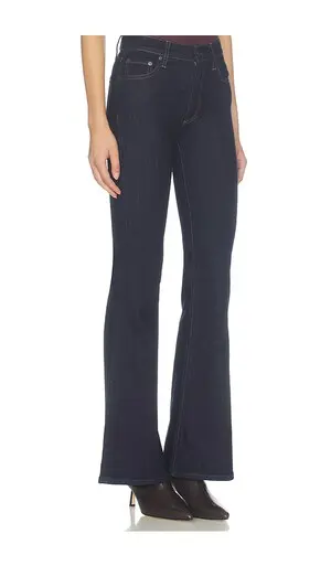 PISTOLA Kinsley Mid Rise Ultra Flare Jeans In Navy