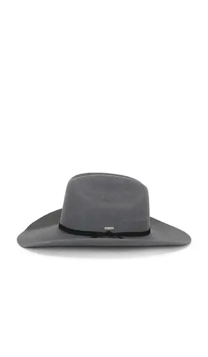 Brixton Laredo Weather Guard Cowboy Hat In Charcoal