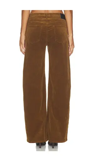 Citizens Of Humanity Nora Corduroy Trouser Leg In Brown - Manuka