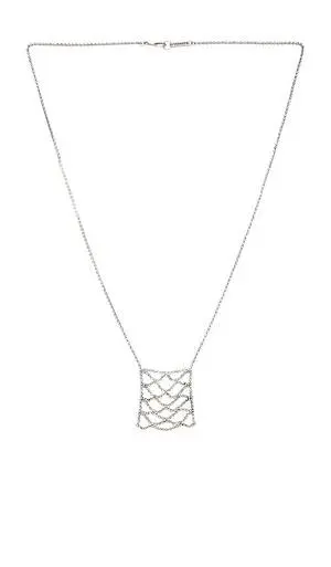 Isabel Marant Étoile Long Necklace In Metallic Silver