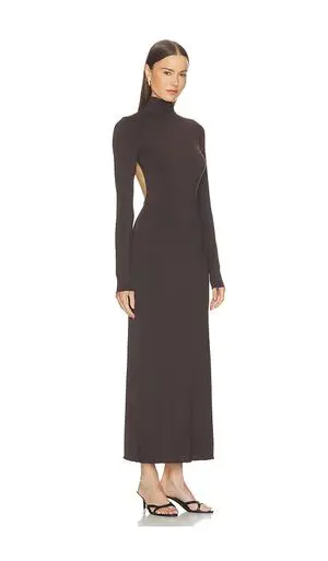 THE LINE BY K Lenny Open Back Jersey Maxi Dress