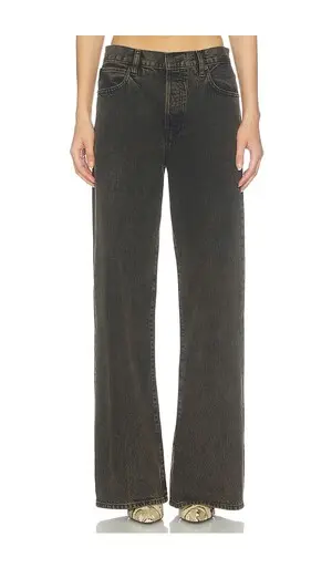 FRAME The Loose Jeans In Charcoal - Dune Oxide