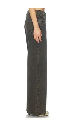 FRAME The Loose Jeans In Charcoal - Dune Oxide
