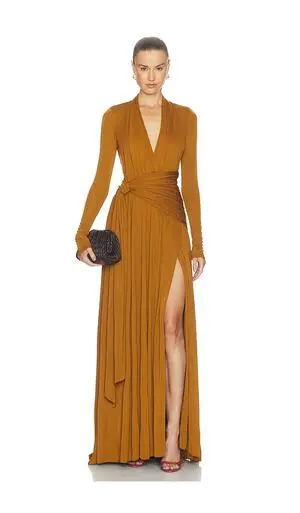 Cinq À Sept Zaviana Dress In Brown