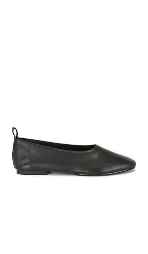 Madewell Freja Flat In Black - True Black