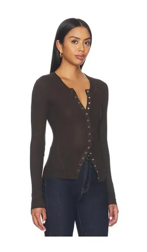 Free People Going Places Cardigan In Brown