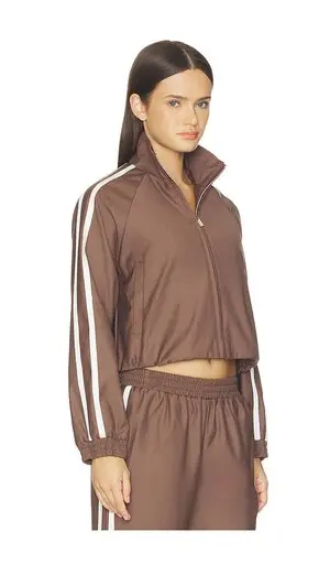 4TH & RECKLESS X Tammy Track Jacket In Brown