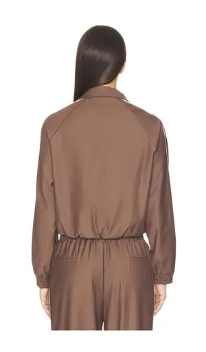4TH & RECKLESS X Tammy Track Jacket In Brown