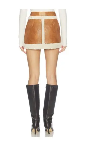 Show Me Your Mumu Laurel Canyon Skort In Brown