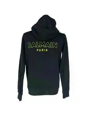 Balmain Logo-embroidered Hoodie