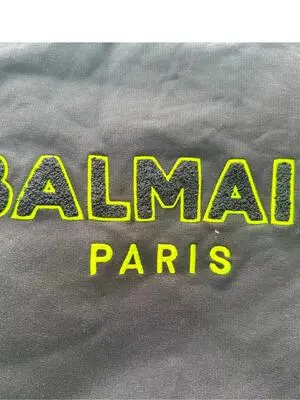 Balmain Logo-embroidered Hoodie