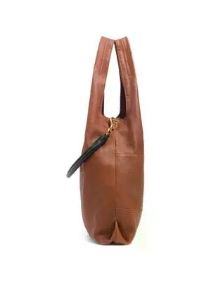 Bimba Y Lola Large Light Patchwork Leather Paper Bag