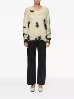 Bimba Y Lola Navy- Straight-leg Trousers - Blue