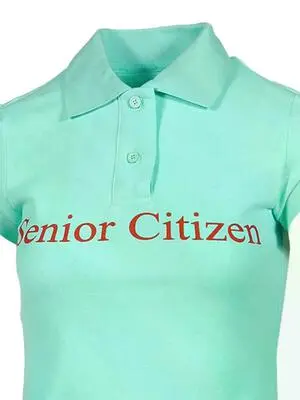 PRAYING Graphic-print Polo Shirt