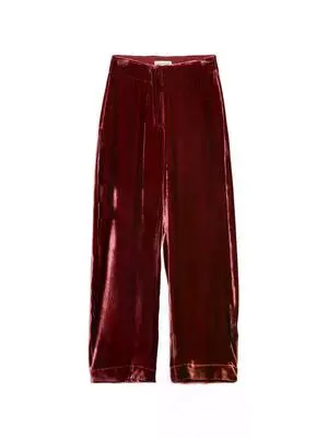 GENTRYPORTOFINO Velvet Palazzo Pants
