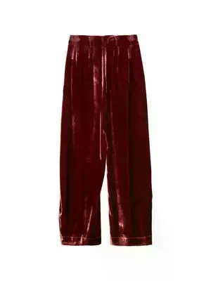 GENTRYPORTOFINO Velvet Palazzo Pants