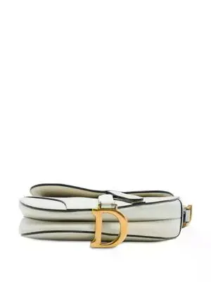 Dior 2019 Mini Grained Calfskin Saddle Bag Satchel