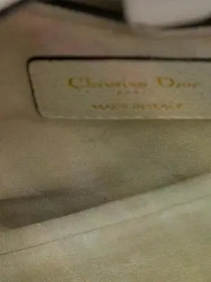 Dior 2019 Mini Grained Calfskin Saddle Bag Satchel