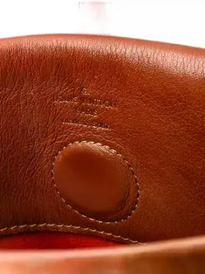 LOUIS VUITTON Tuileries Besace Bag Monogram Canvas With Leather Hobo Bag