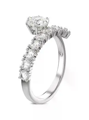 SWAROVSKI Matrix Cubic-zirconia Wrap-around Open Ring