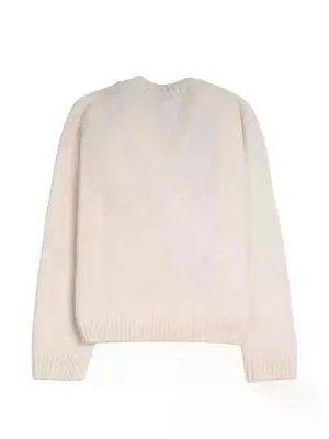 Moncler Embroidered-logo Button-shoulder Sweater