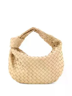 Bottega Veneta Bv Jodie Intrecciato Nappa Teen Hobo Bag Neutrals