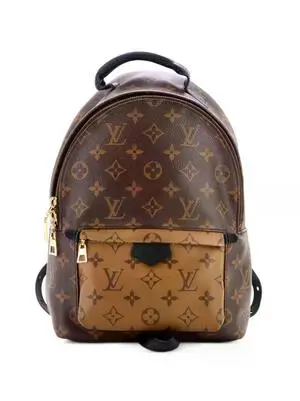 LOUIS VUITTON Palm Springs Reverse Monogram Canvas Pm Backpack - Brown