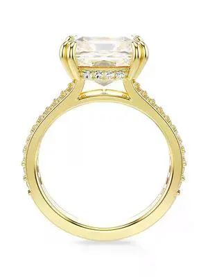 SWAROVSKI Stilla Cushion-cut Crystal-embellished Ring
