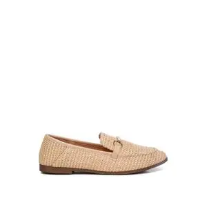 RAG & CO Neutrals Asher Horsebit Embellished Loafers In By - Beige