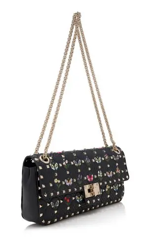 Valentino Garavani Rockstud Spike Leather Shoulder Bag