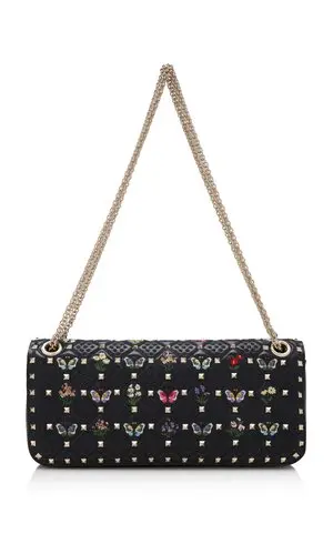 Valentino Garavani Rockstud Spike Leather Shoulder Bag