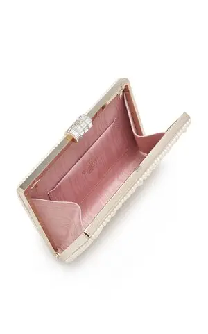 Valentino Garavani Berthe Pearl-embellished Minaudiere