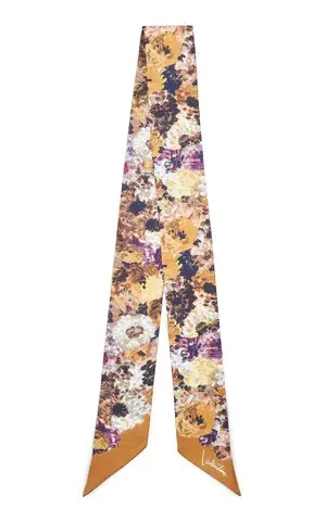 Valentino Garavani Floral Silk Skinny Scarf