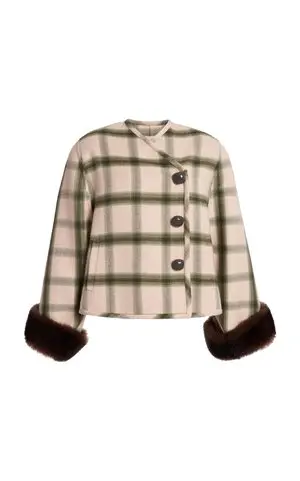 Valentino Garavani Double Wool Caban Jacket - Multi