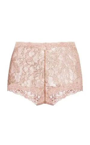 Valentino Garavani Stretch Lace Mini Shorts - Neutral