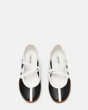 Steve Madden Pulse Ballet Sneakers - Black/white